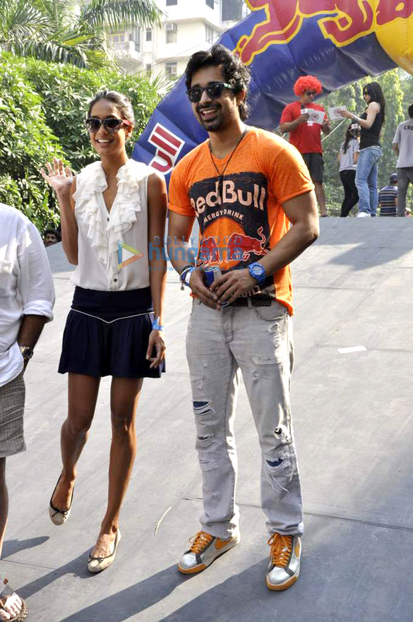 Imran Khan and others at Red Bull race | Lisa Haydon, Rannvijay Singh ...