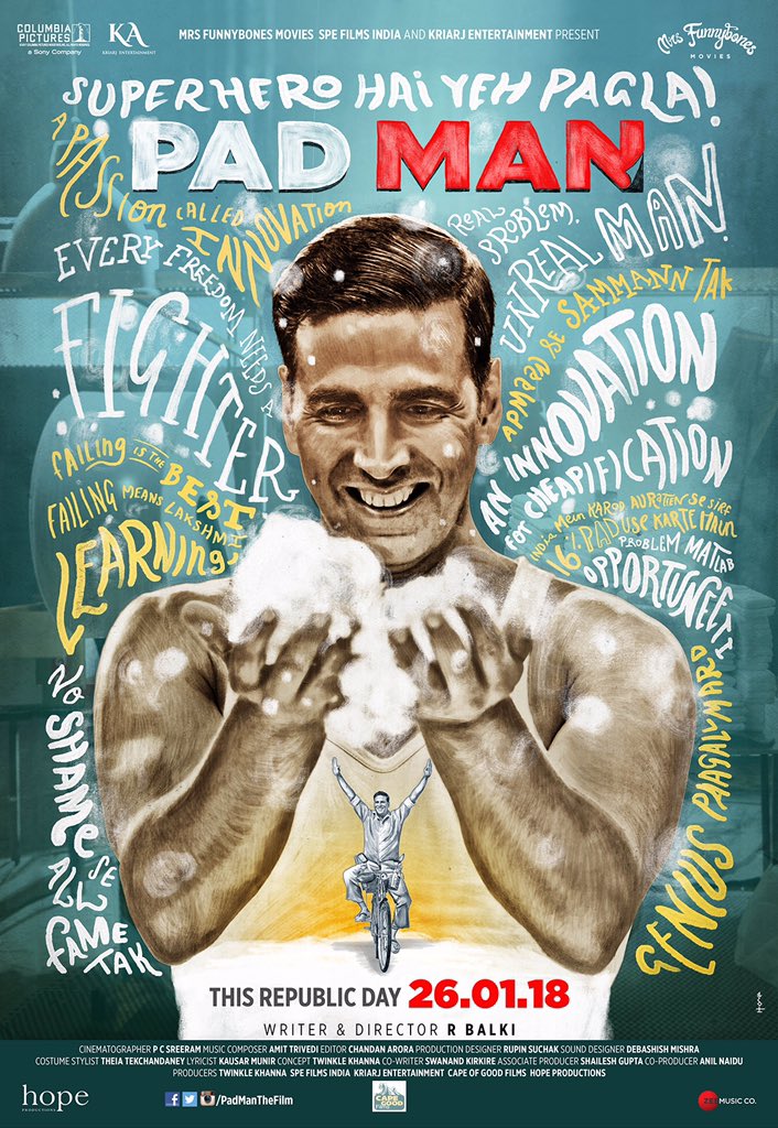 Pad Man Movie: Review | Release Date (2018) | Songs | Music | Images ...