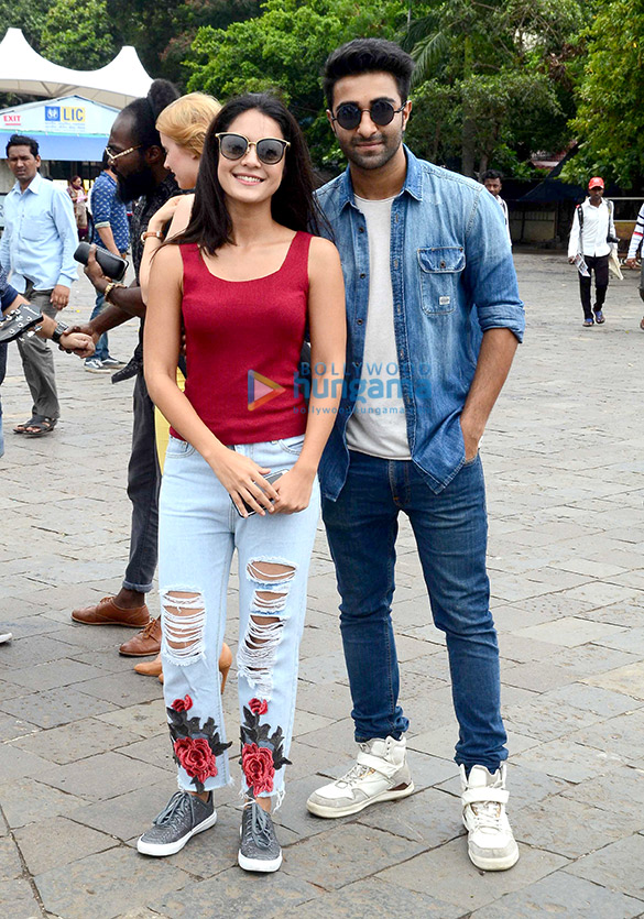 Aadar Jain & Anya Singh launch ‘I Am India’ song from ‘Qaidi Band’ at ...