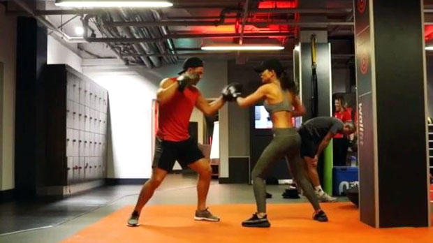 HOT! Amy Jackson boxing workout will definitely give you fitness goals ...
