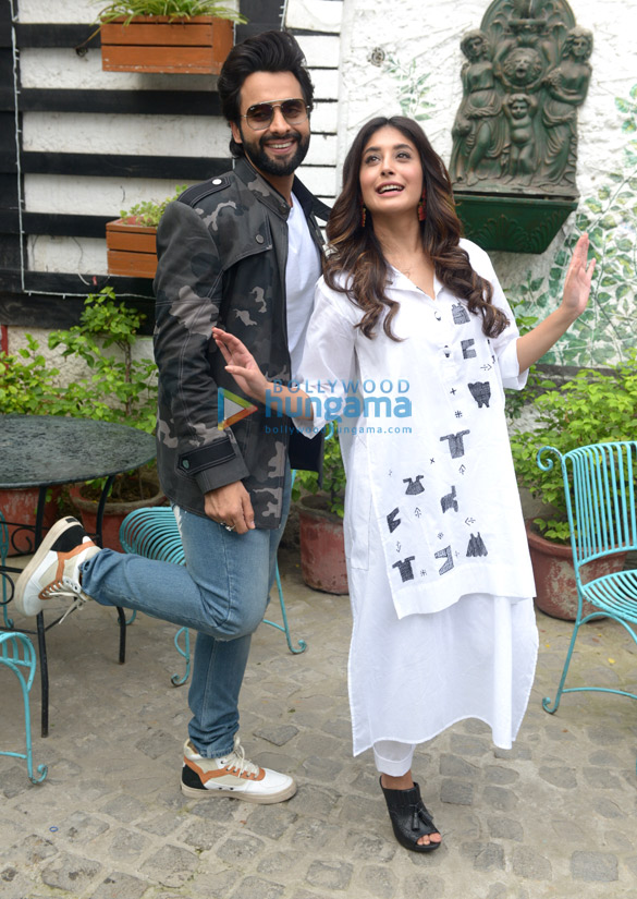 Cast of the film Mitron snapped at a photoshoot in Delhi | Jackky ...