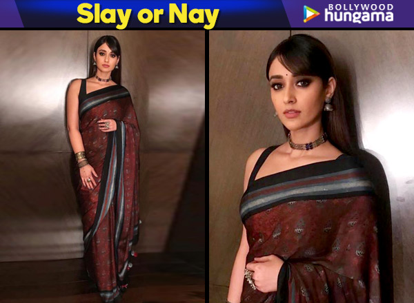 Slay or Nay: Ileana D’Cruz in Anita Dongre for the trailer launch of Amar Akbar Anthony in ...