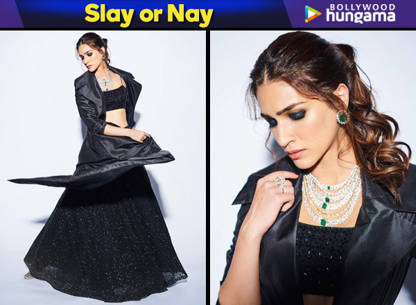 Slay or Nay: Kriti Sanon in Sunaina Khera for Umang 2019 Mumbai Police Show 2019 : Bollywood ...