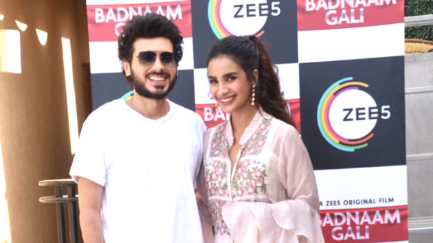 Patralekha and Divyendu Sharma promote their web series Badnaam Gali ...