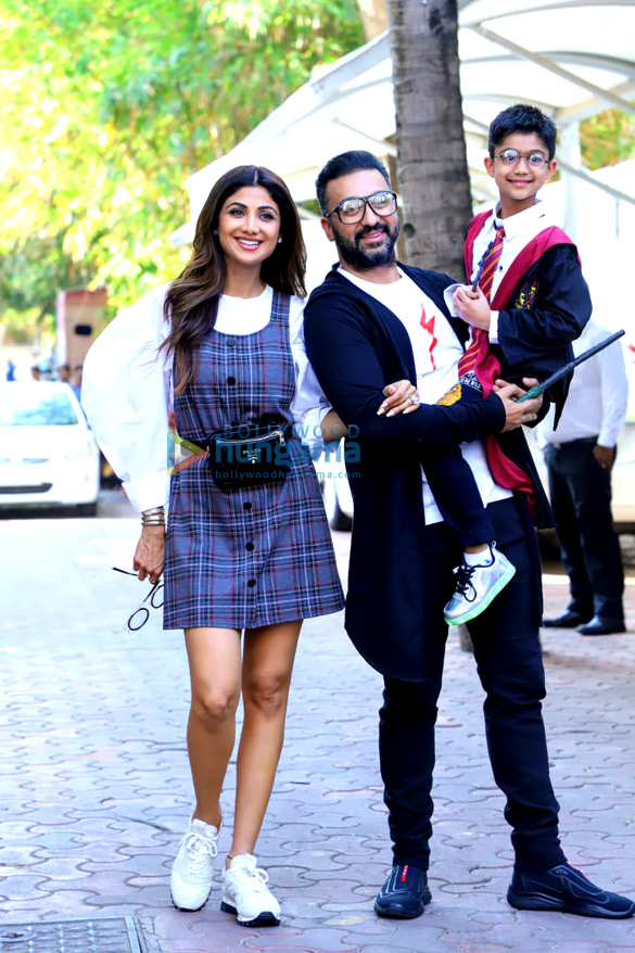 Photos: Shilpa Shetty and Raj Kundra snapped celebrating their son ... Photos: Shilpa Shetty and Raj Kundra snapped celebrating their son ...