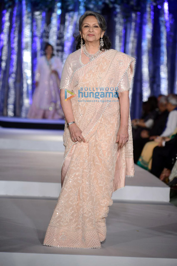 Photos Bhumi Pendekar and Sharmila Tagore walk the ramp for designer ...