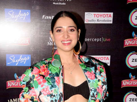 Photos: Tamannaah Bhatia snapped with Dimitri Vegas and Like Mike at ...