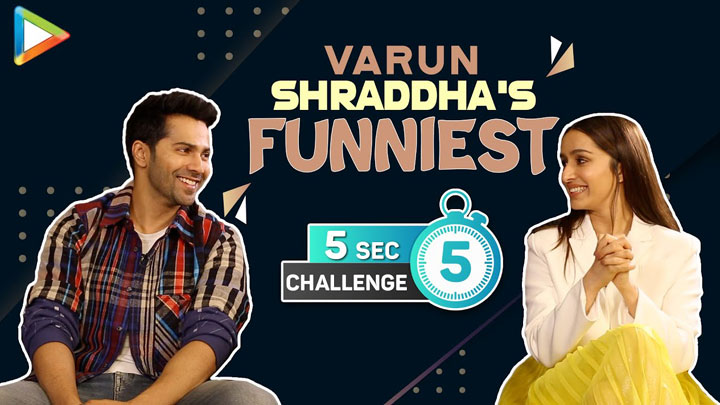 CRAZY: Varun & Shraddha’s 5 Second Challenge | Top 3 Actors | Love in 3 ...