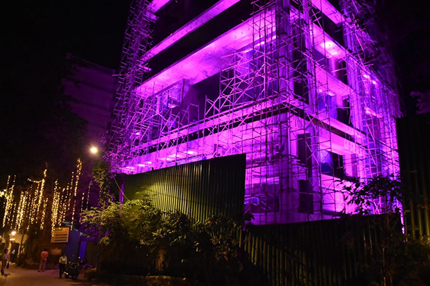 Ranbir Kapoor-Alia Bhatt Wedding: The Kapoor family’s Krishna Raj Bungalow adorned with purple ...