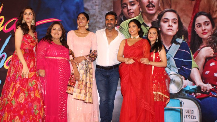 Akshay Kumar, Bhumi Pednekar and Raksha Bandhan team snapped at trailer ...