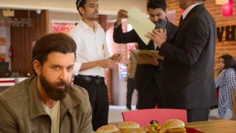 Hilarious Burger King TVC: Rs. 50 stunner menu stuns Hrithik Roshan ...