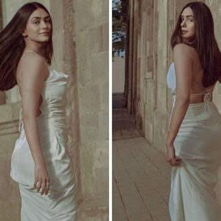 Mrunal Thakur looks pristine in white backless gown paired with Jimmy ...