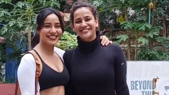 Neha Sharma flaunts her toned physique while posing for paps ...