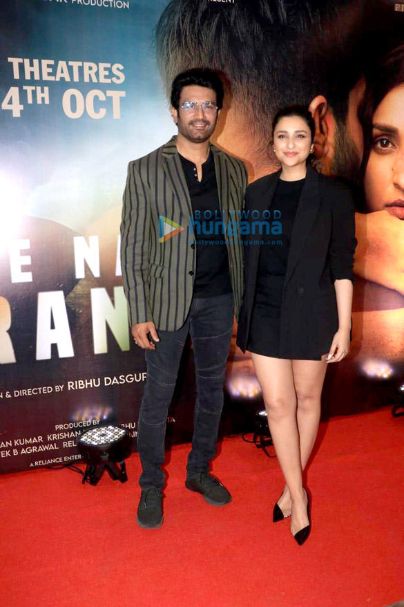 Photos Parineeti Chopra, Harrdy Sandhu and Sharad Kelkar attend the trailer preview of Code Name ...