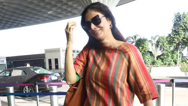 Tabu meets Vatsal Sheth and his family at the airport | Images ...