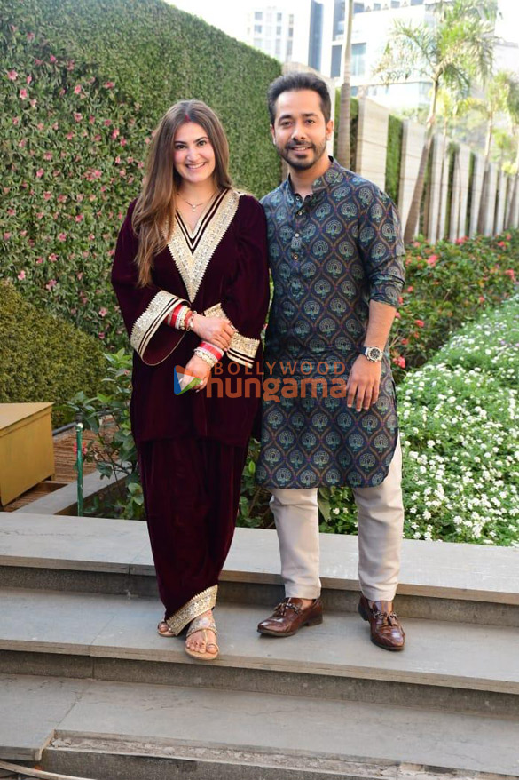 Photos Newly weds Abhishek Pathak and Shivaleeka Oberoi snapped outside ...