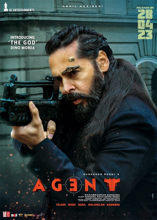 Dino Morea unveils first poster as a baddie in his Telugu debut Agent ...