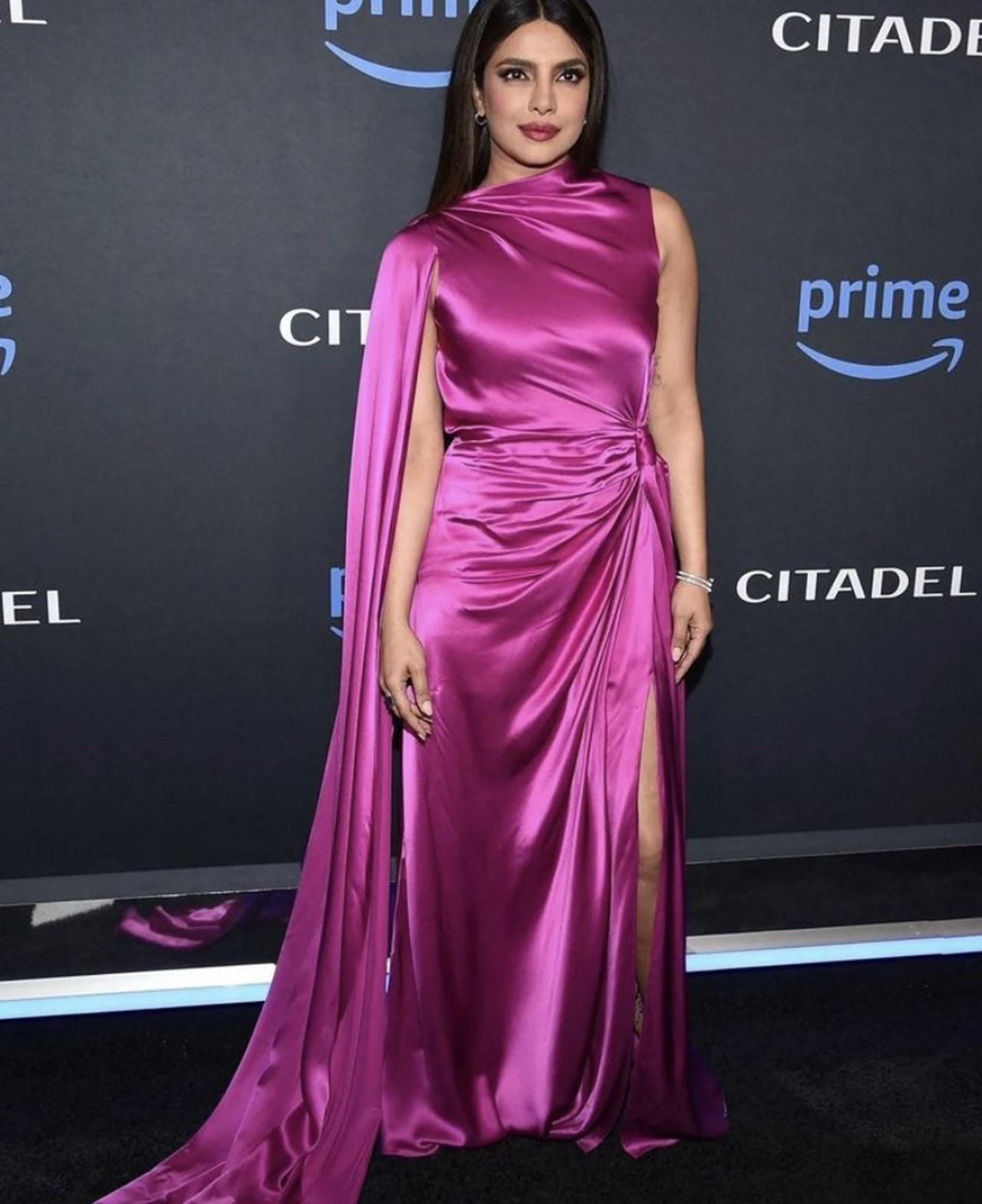 Priyanka Chopra is the definition of glamour in a pink silk gown for ...