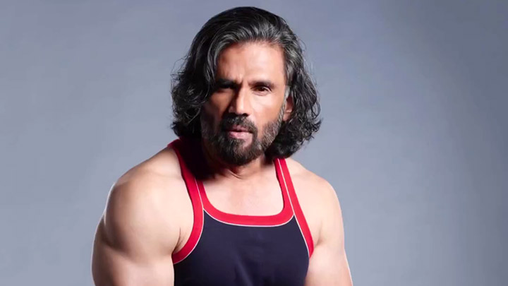 The ever fit Suniel Shetty flexes his muscles in this BTS video ...