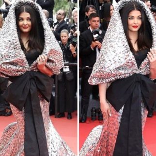 Aishwarya Rai Bachchan in a silver sequin hooded gown with an oversized bow proves why she is ...