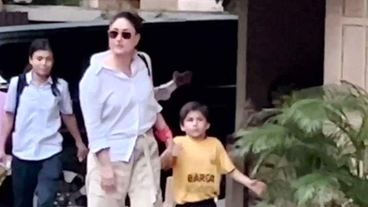 Kareena Kapoor Khan & son Taimur get papped returning home from a ...