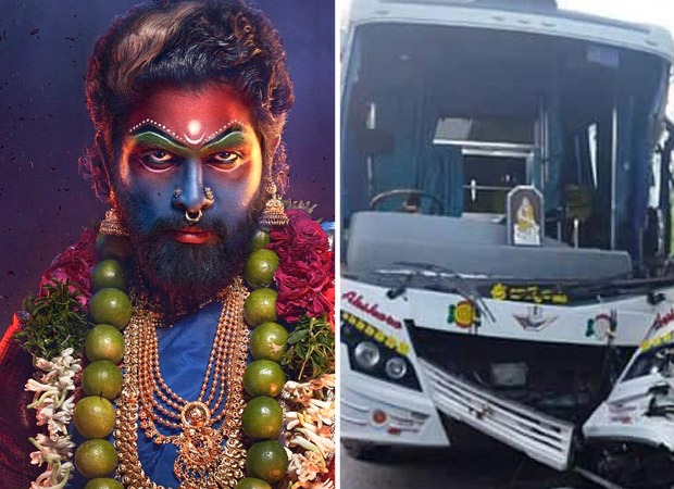 Allu Arjun starrer Pushpa 2 crew meets with bus accident in Telangana ...