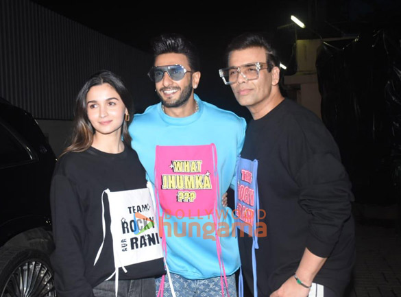 Photos: Ranveer Singh, Alia Bhatt and Karan Johar snapped promoting ...