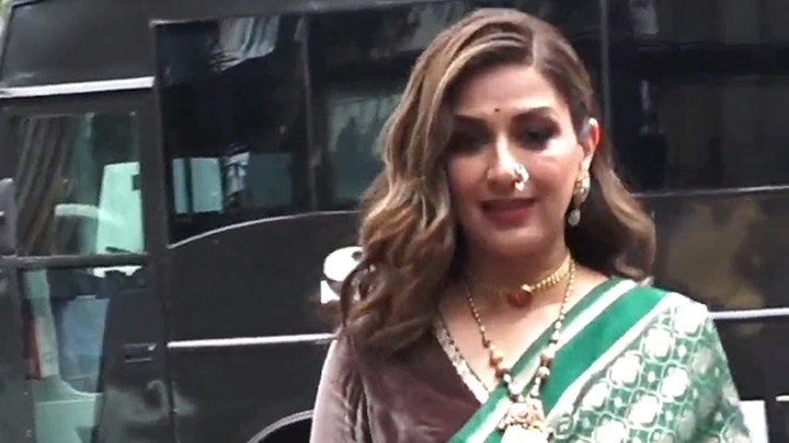 Maharashtrian Mulgi Sonali Bendre looks beautiful in a saree and nath - Bollywood Hungama