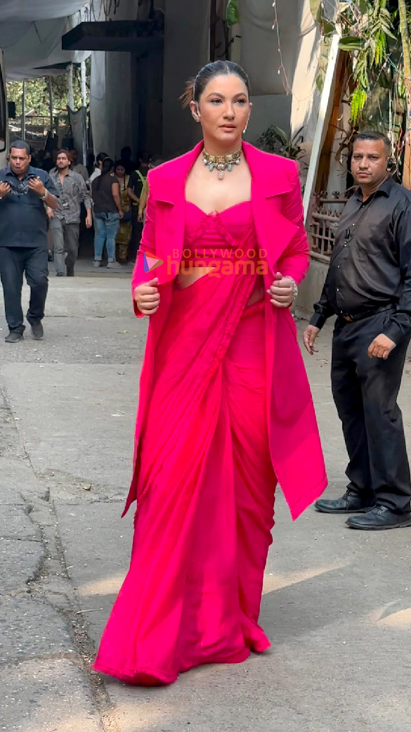 Photos: Gauahar Khan, Shiv Thakre and others snapped shooting at Filmstaan Studio | Parties ...