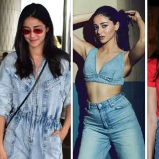 Ananya Panday’s youthful denim delight: Crafting effortless street style statements : Bollywood ...