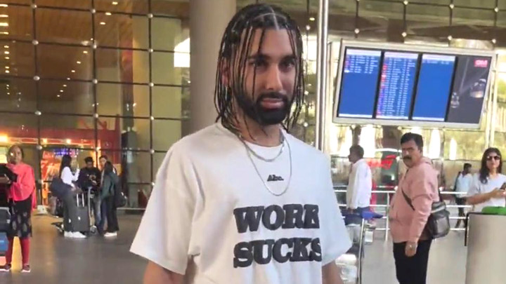 Check out Orry's new airport hair! What do you think - Bollywood Hungama