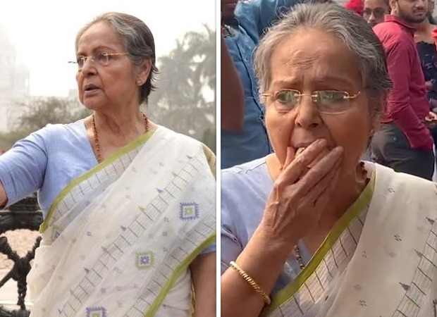 Rakhee Gulzar Shoots For Bengali Movie Amar Boss Enjoys ‘puchka On The Busy Streets Of Kolkata