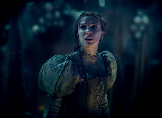 Millie Bobby Brown is strong and courageous princess battling a dragon ...