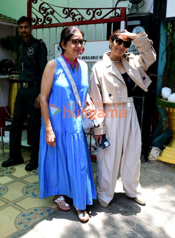 Photos Neena Gupta and Masaba Gupta spotted outside a clinic in Bandra ...