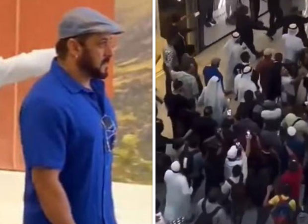Salman Khans Visit To Dubai Mall Turns Into A Fan Frenzy Bollywood