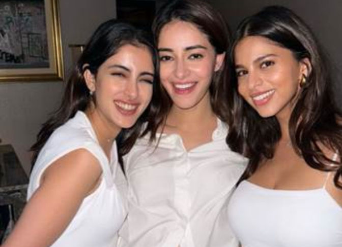 Suhana Khan, Navya Nanda, Wamiqa Gabbi, Adarsh Gourav review Ananya ...