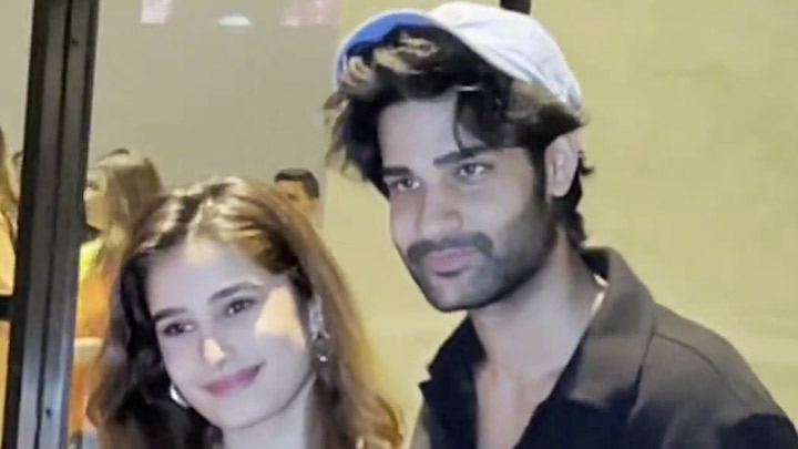 New on screen jodi Rasha Thadani & Aman Devgan papped together at the ...