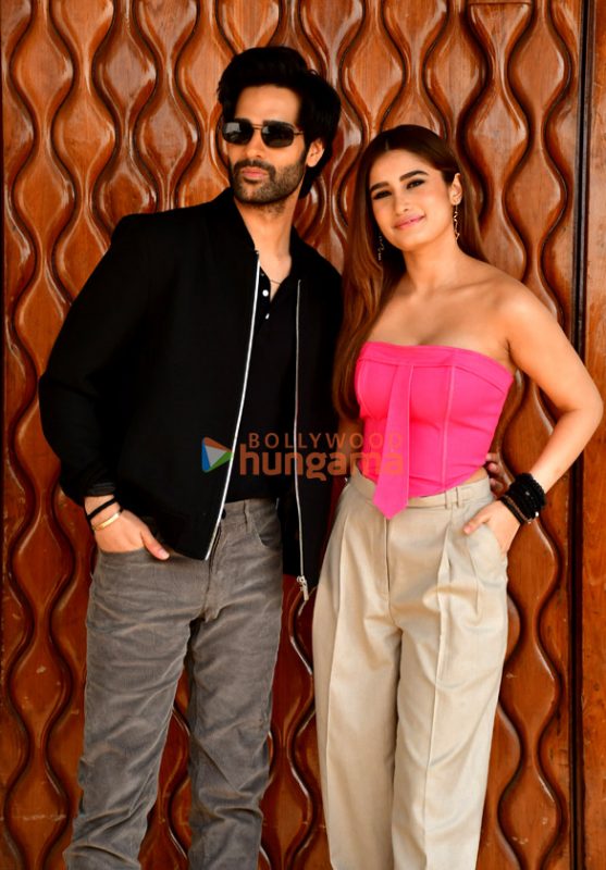 Photos: Aaman Devgan and Rasha Thadani snapped at Azaad promotions ...