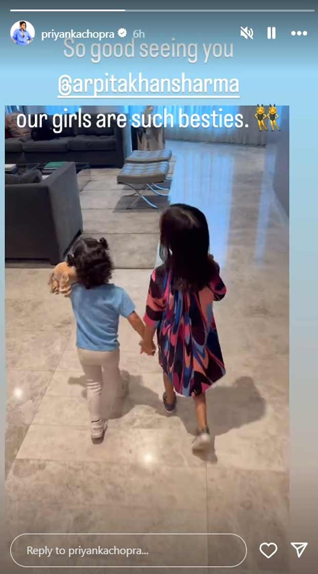 Priyanka Chopra shares adorable playdate video of daughter Malti with Arpita Khan Sharma’s ...