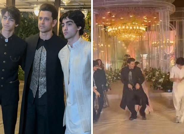 Hrithik Roshan dances with sons Hridhaan and Hrehaan at cousin’s ...