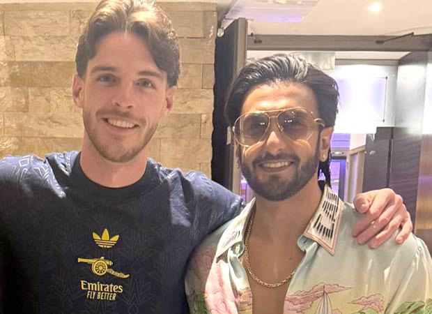 Ranveer Singh meets Arsenal midfielder Declan Rice in Budapest ...