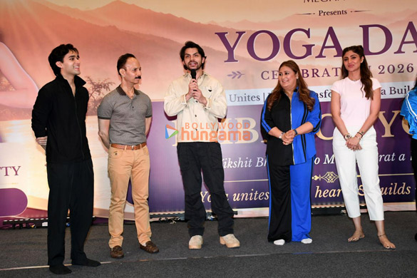 Photos Shilpa Shetty, Arjun Kapoor and others snapped Yoga Day event ...