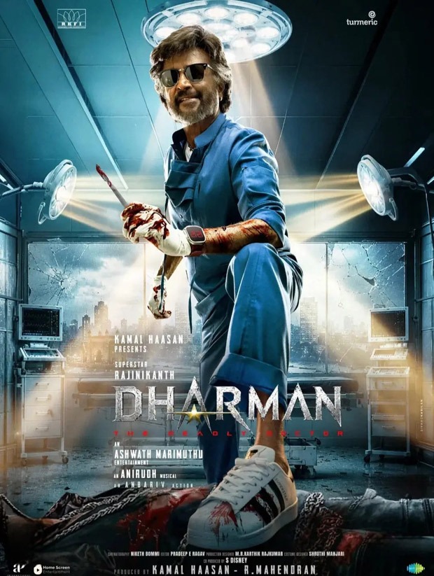 Rajinikanth’s 173rd film titled Dharman; first-look poster reveals ...